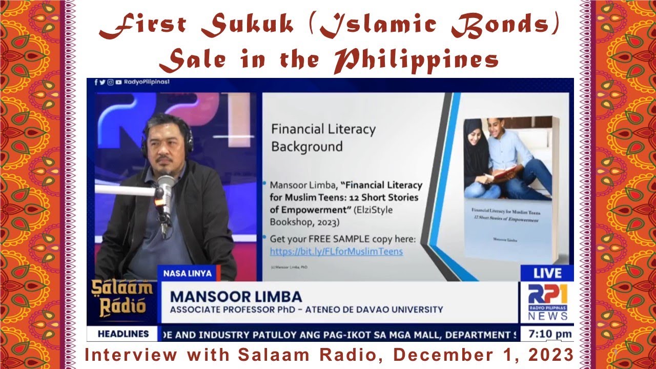 First Sukuk (Islamic Bonds) Sale in the Philippines | Interview with ...