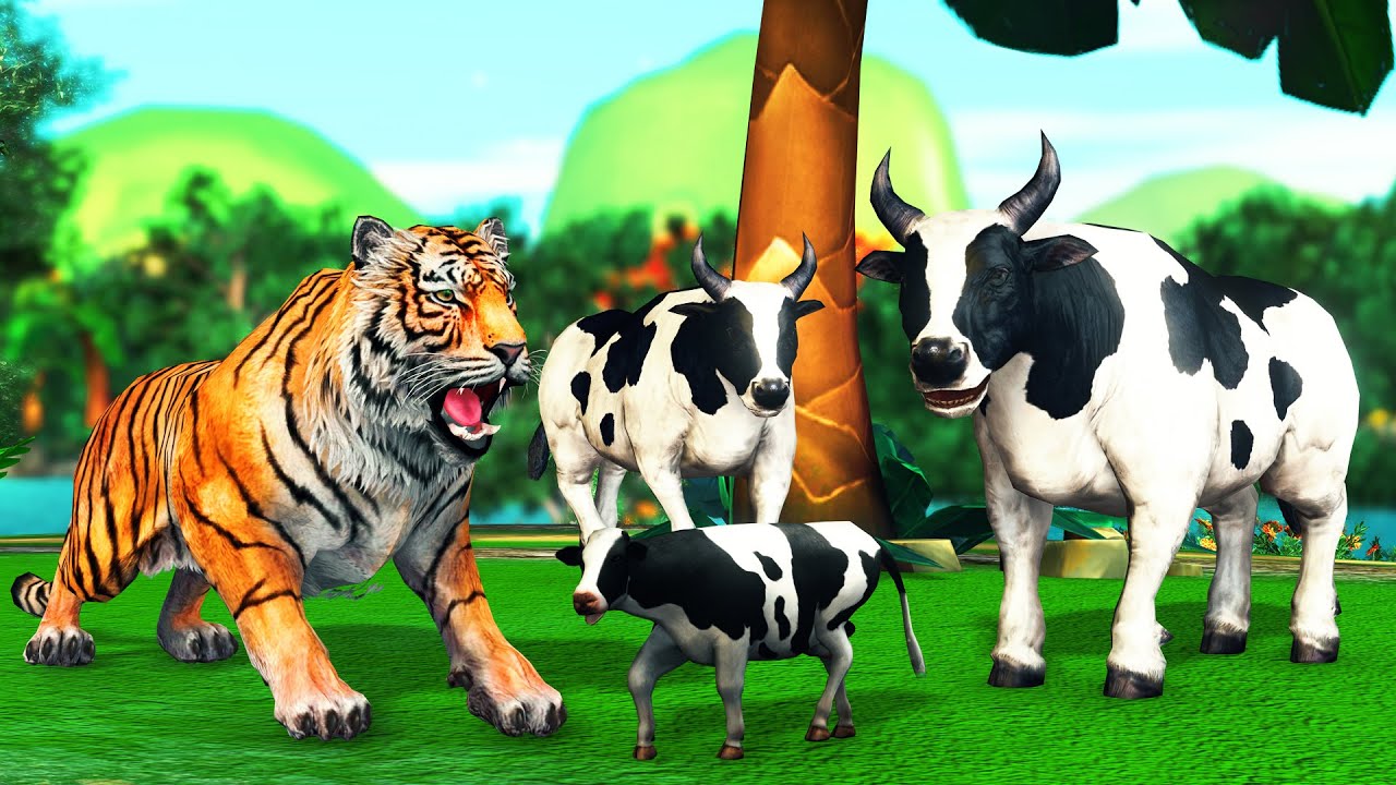 பசு மற்றும் புலி Cow and Tiger Tamil Story | Tamil Moral Stories ...