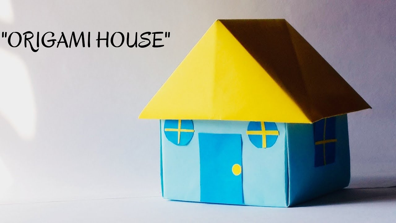How to make an Origami House | Easy Origami |Easy Diy Origami House ...