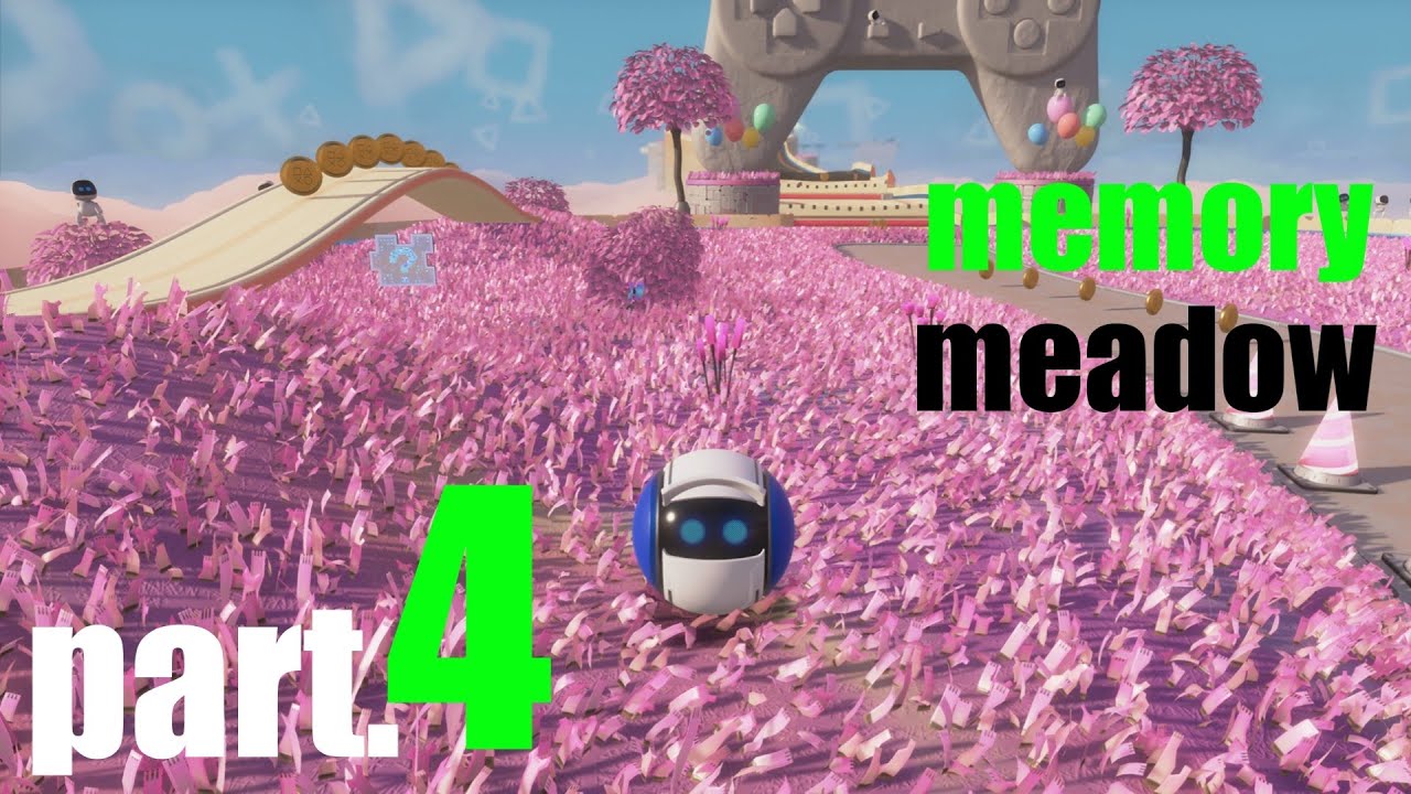 astro's playroom part 4 "memory meadow" [ps5 walkthrough] - YouTube