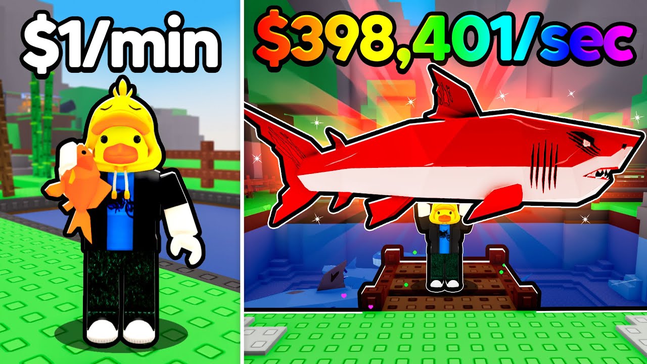 I Built MAX LEVEL Pond with Rarest Fish in Roblox Own a Pond! - YouTube