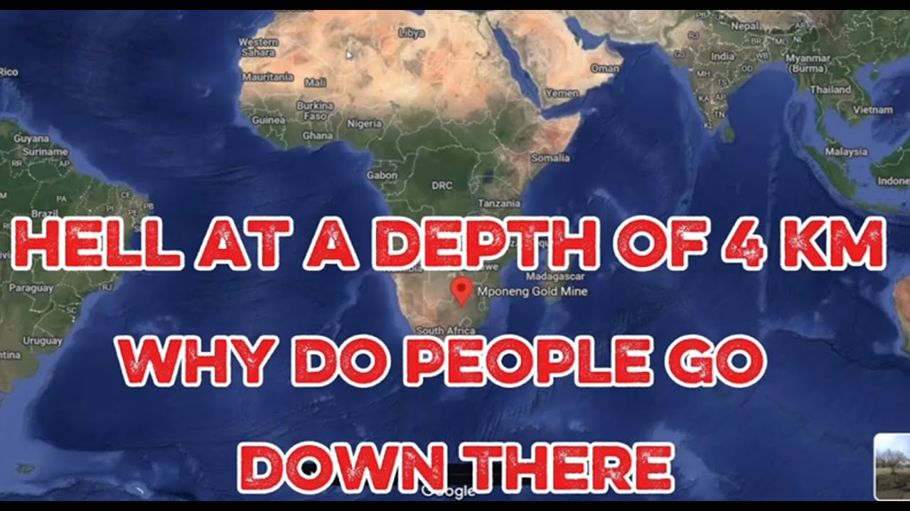 hell at a depth of 4 km why do people go down there - YouTube
