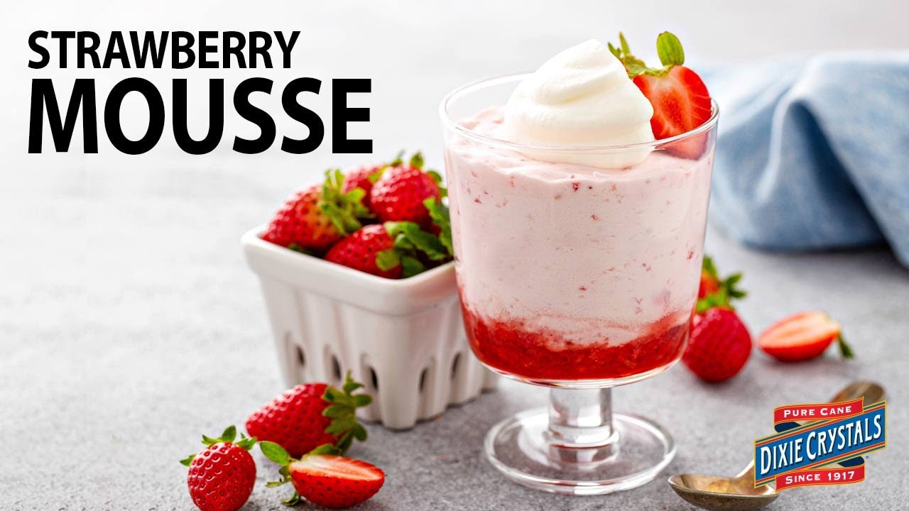 How to Make Strawberry Mousse - YouTube