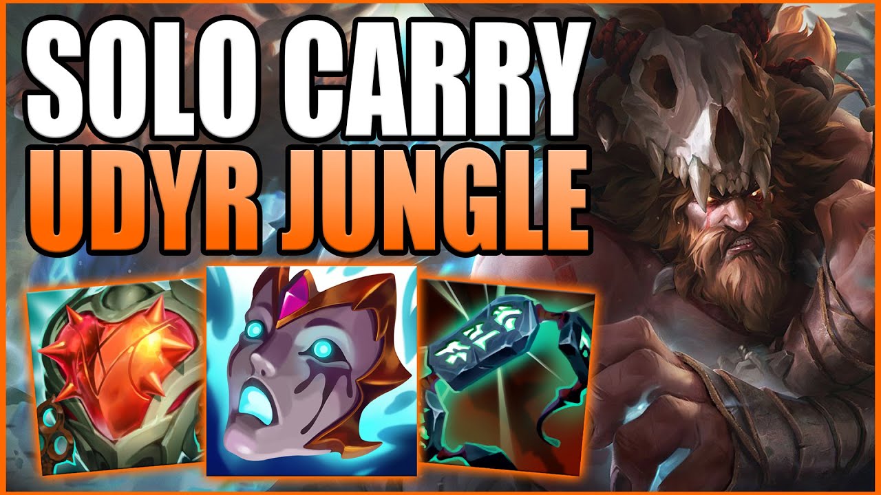 HOW TO PLAY UDYR JUNGLE & COMPLETELY SOLO CARRY YOUR SOLO Q GAMES ...