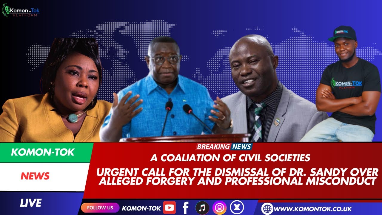 BREAKING: A Coalition of Civil Societies Calls on President Bio to ...