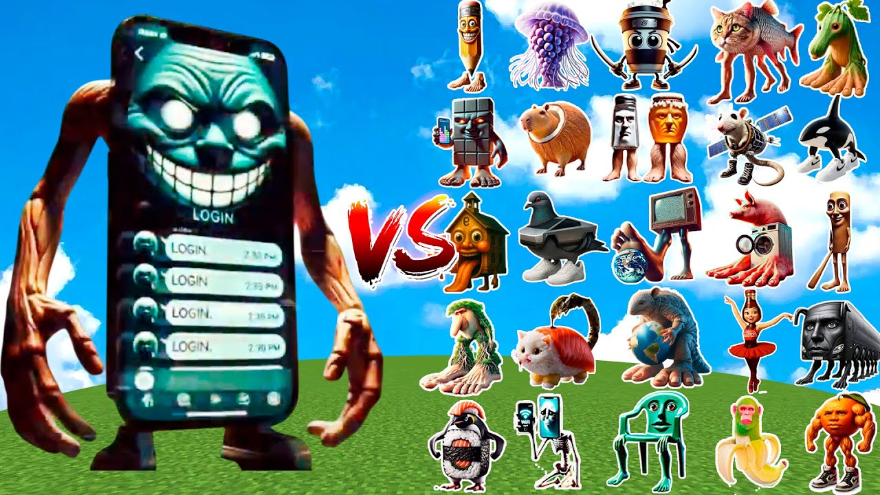 Gin Gin Gin Login vs All Minecraft Bosses | Minecraft Mob Battle - YouTube