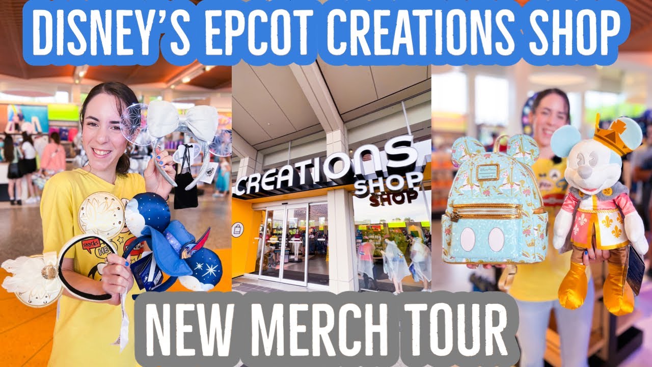EPCOT CREATIONS SHOP New Disney Merch Tour September 2022 | New Disney ...