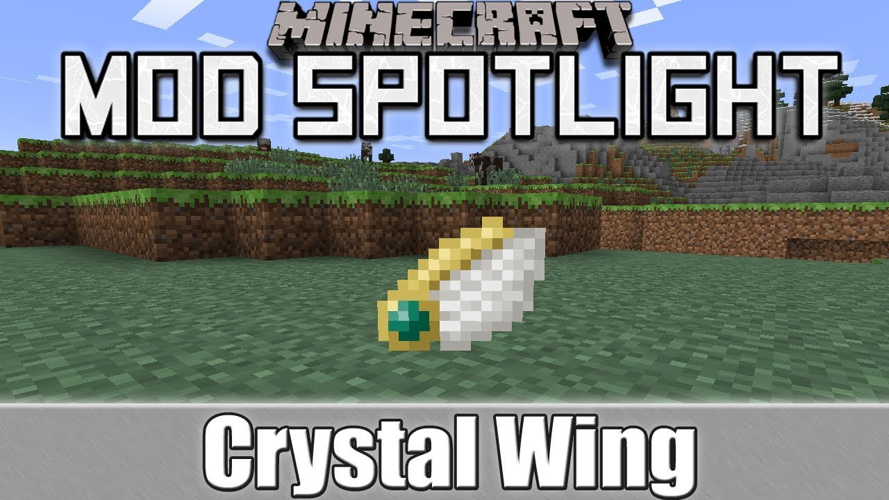 Minecraft Mod Spotlight: Crystal Wing (1.7.10/1.7.2/1.6.4) - YouTube