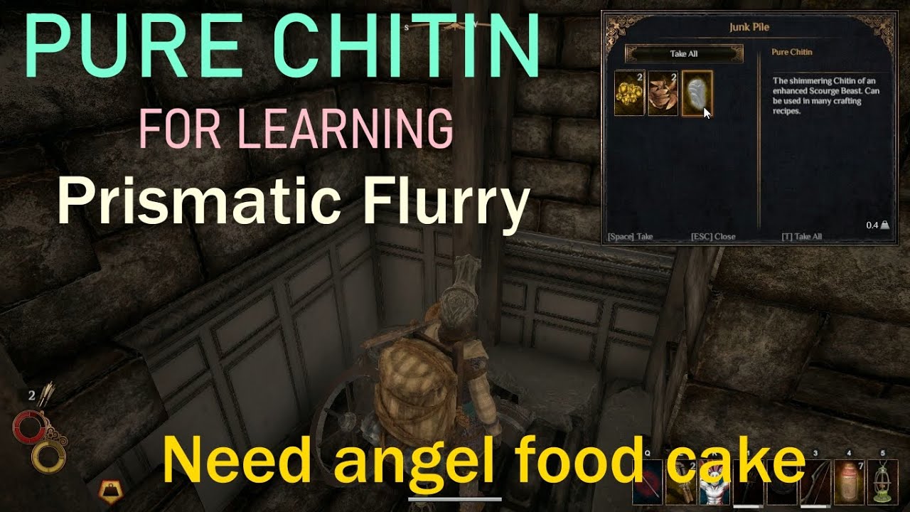 OUTWARD PURE CHITIN FOR LEARNING PRISMATIC FLURRY NEED ANGEL FOOD CAKE ...