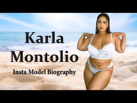 Karla Montolio American Plus Size Model Biography | Body Measurements | Curvy Fashion Model |
