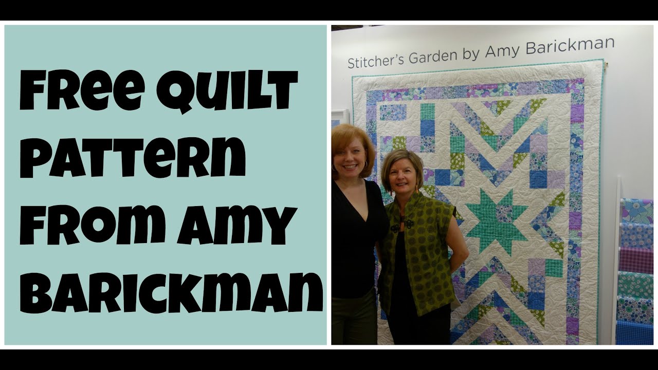 The Quilt Show: Free Quilt Pattern from Amy Barickman - YouTube