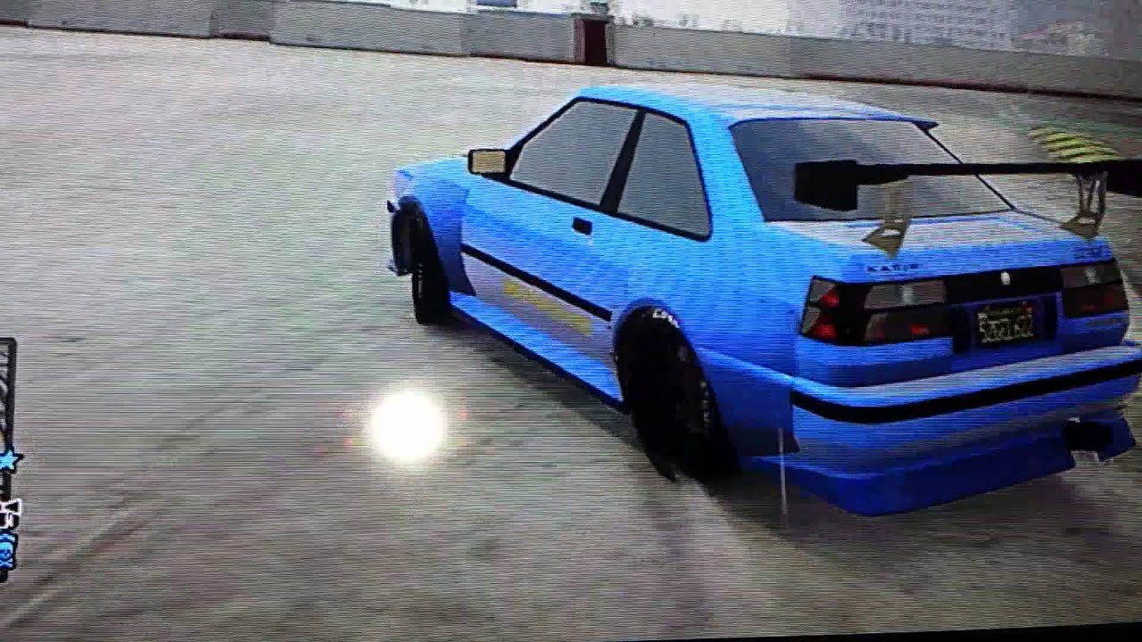 GTA 5 drifting in car park - YouTube