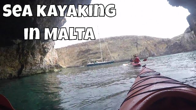 Sea kayaking in Malta with Gozo Adventures to the blue lagoon - YouTube