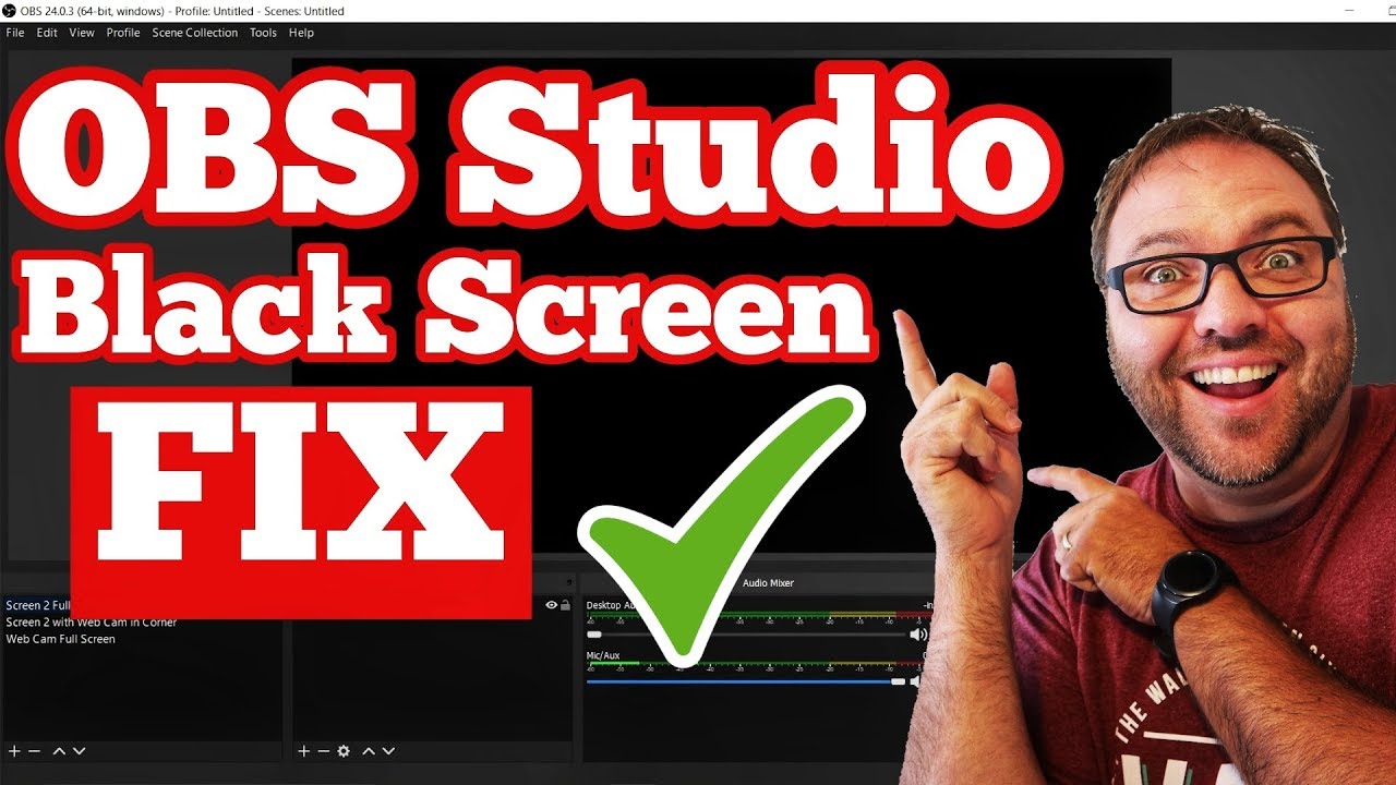 How to Fix OBS Studio Black Screen with Nvidia GPU - YouTube