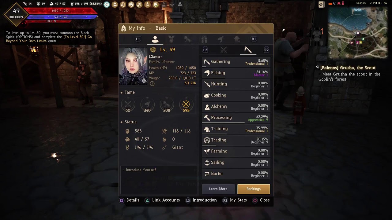BDO life skills PART II (gathering) - YouTube