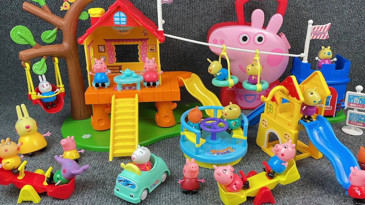 8 Minutes Satisfying with Unboxing Peppa Pig Toys Collection Set Toys ...