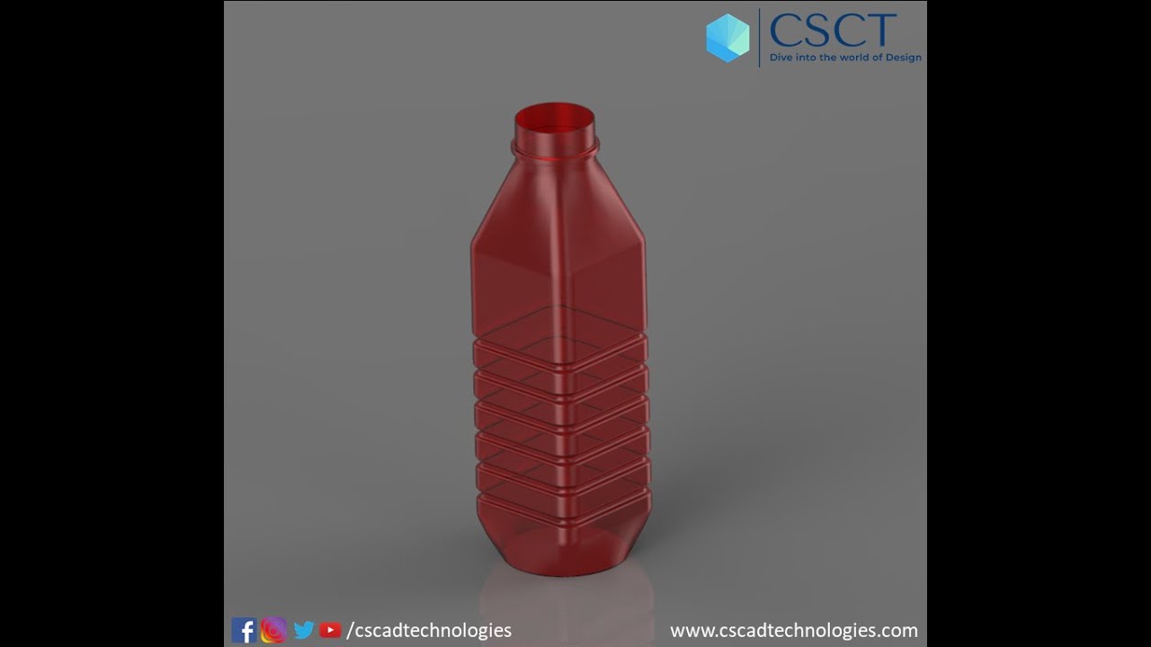 Bottle | Surfacing Tutorial | CATIA | CREO | Surfacing | CS CAD ...