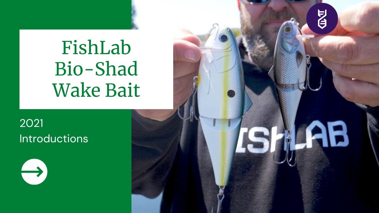 NEW - FishLab Bio-Shad Wake Bait | Top Water Action - YouTube