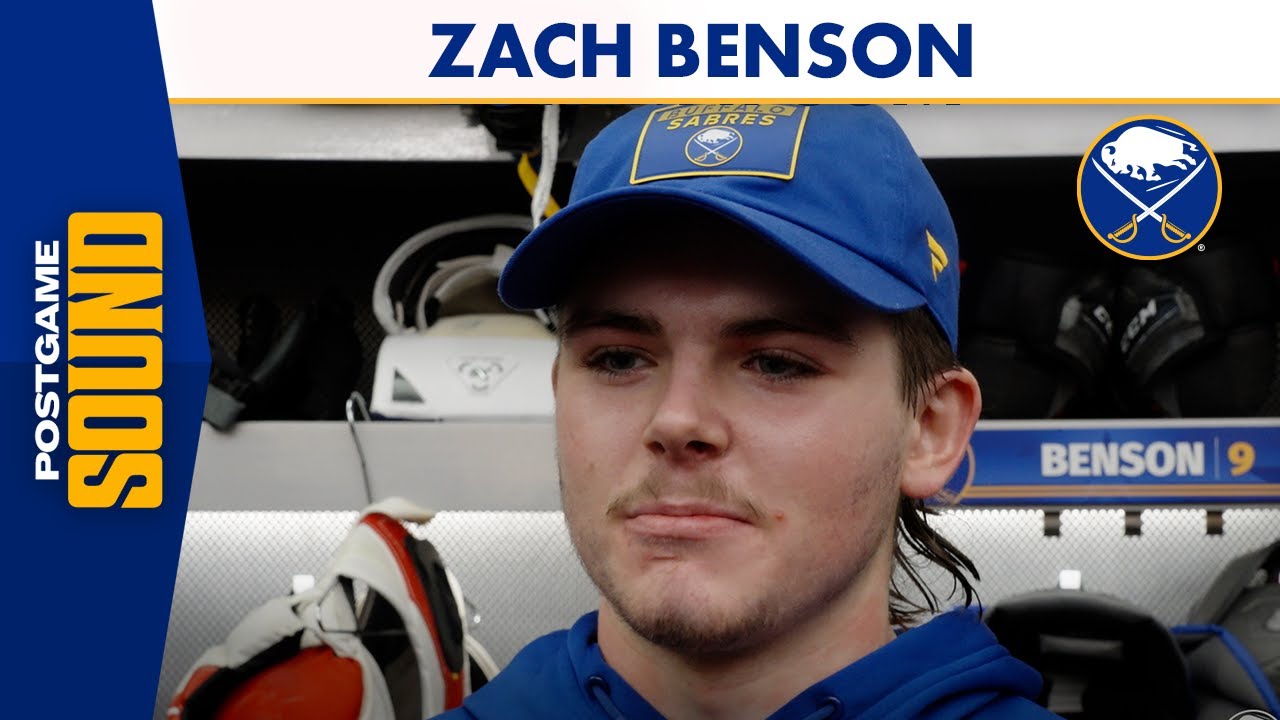 "We Played a Really Strong Third" | Zach Benson On OT Win Over Blues ...