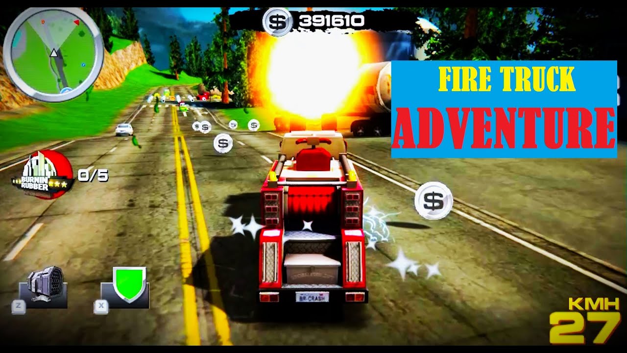 Fire Truck Adventure || City Run || Mission Fire || New Game || Total ...