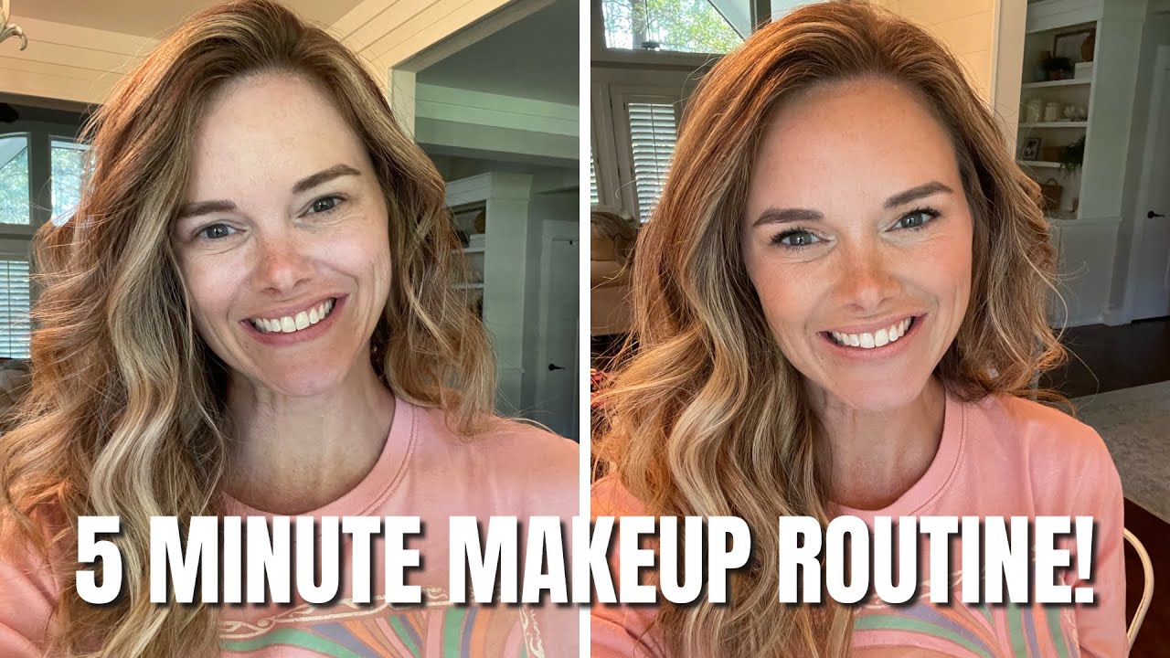 GET READY WITH ME! My 5 Minute Makeup Routine for Mature Skin - YouTube
