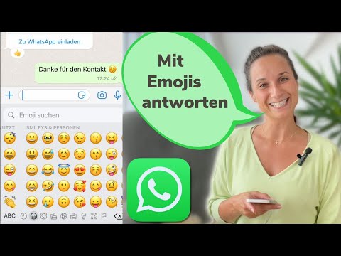 WO FINDE ich die EMOJIS in WHATSAPP? SCHNELL auf Nachriten REAGIEREN
