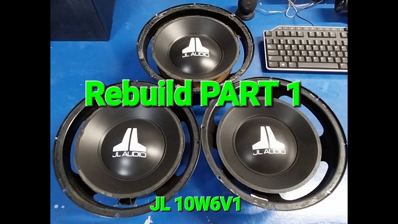 JL Audio 10W6V1 Rebuild - PART 1 - YouTube