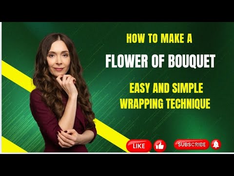 flower wrapping tutorial how to prepare rose flowers how to make flower ...