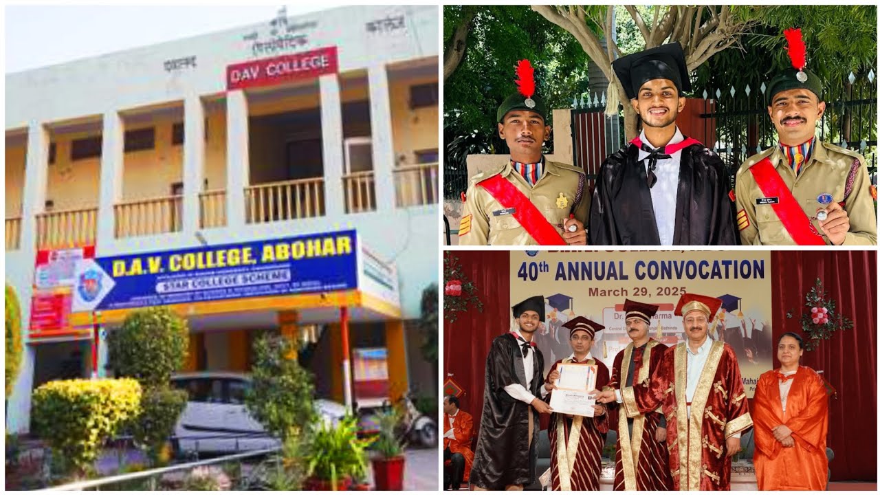CONVOCATION DAY 🎓 || DAV COLLEGE ABOHAR 2K25 ️ || - YouTube