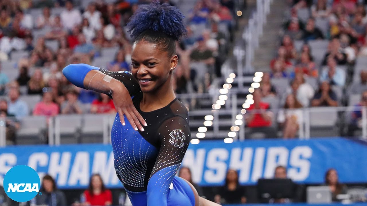 Trinity Thomas - Perfect 10 on floor to win all-around 2022 NCAA ...