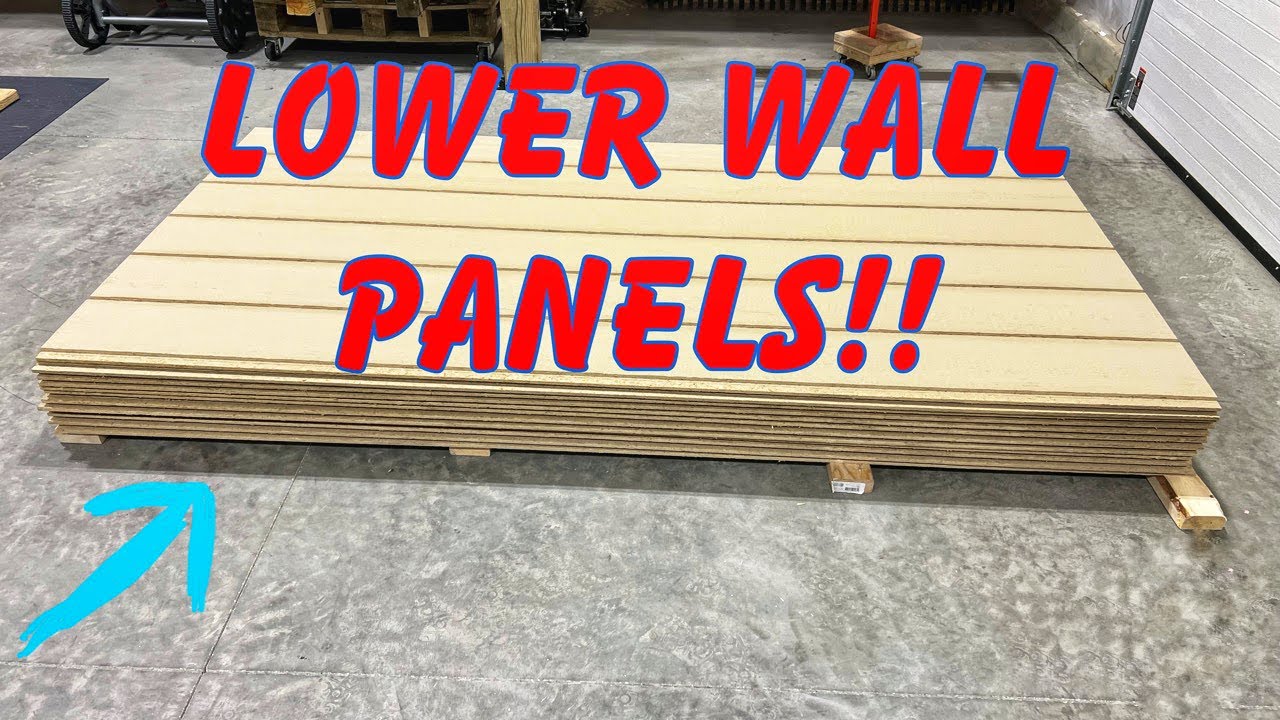 How to install wood siding on walls in a pole barn part 1 - YouTube