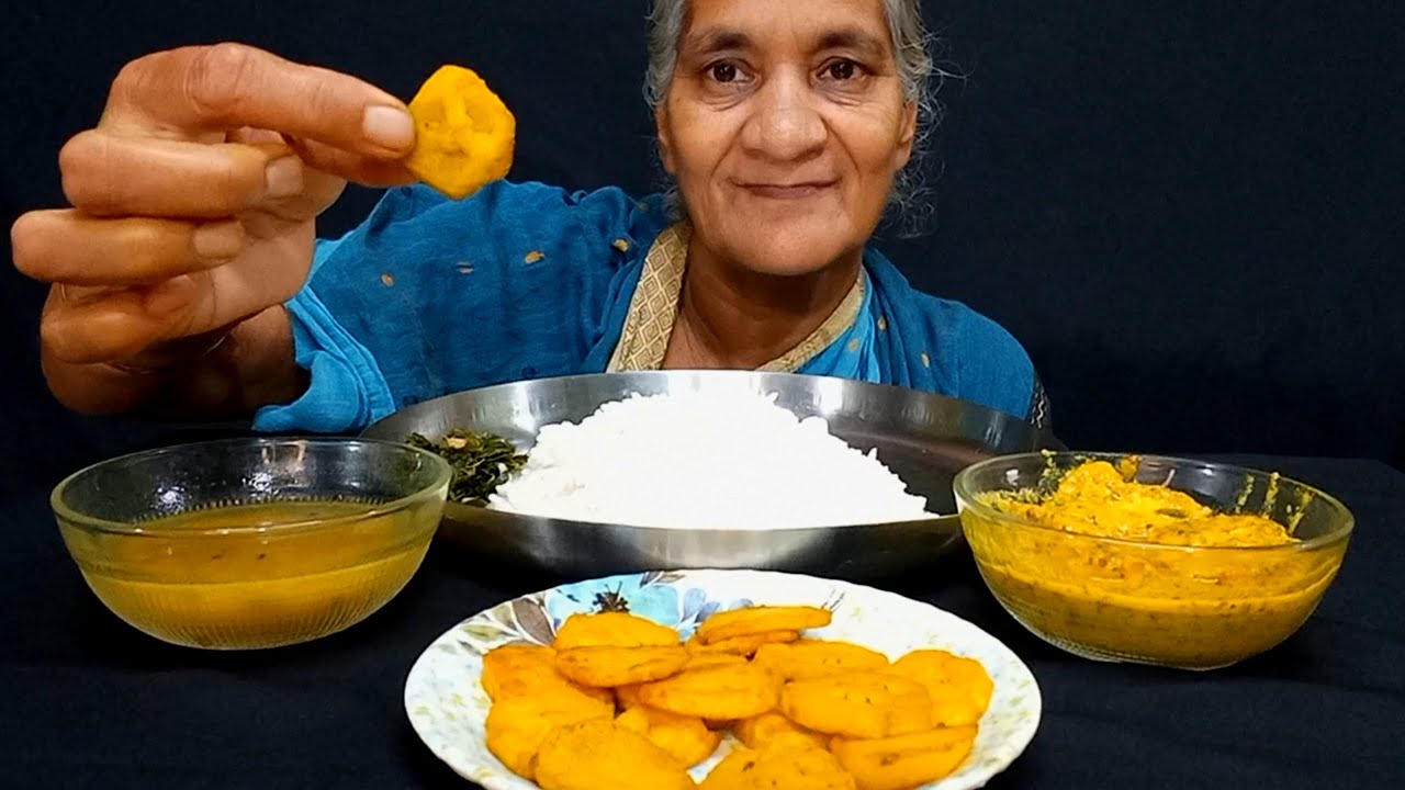 Today Eating Dal Kaccha Kela fry Aalu fry egg mustered Curry Rice ...