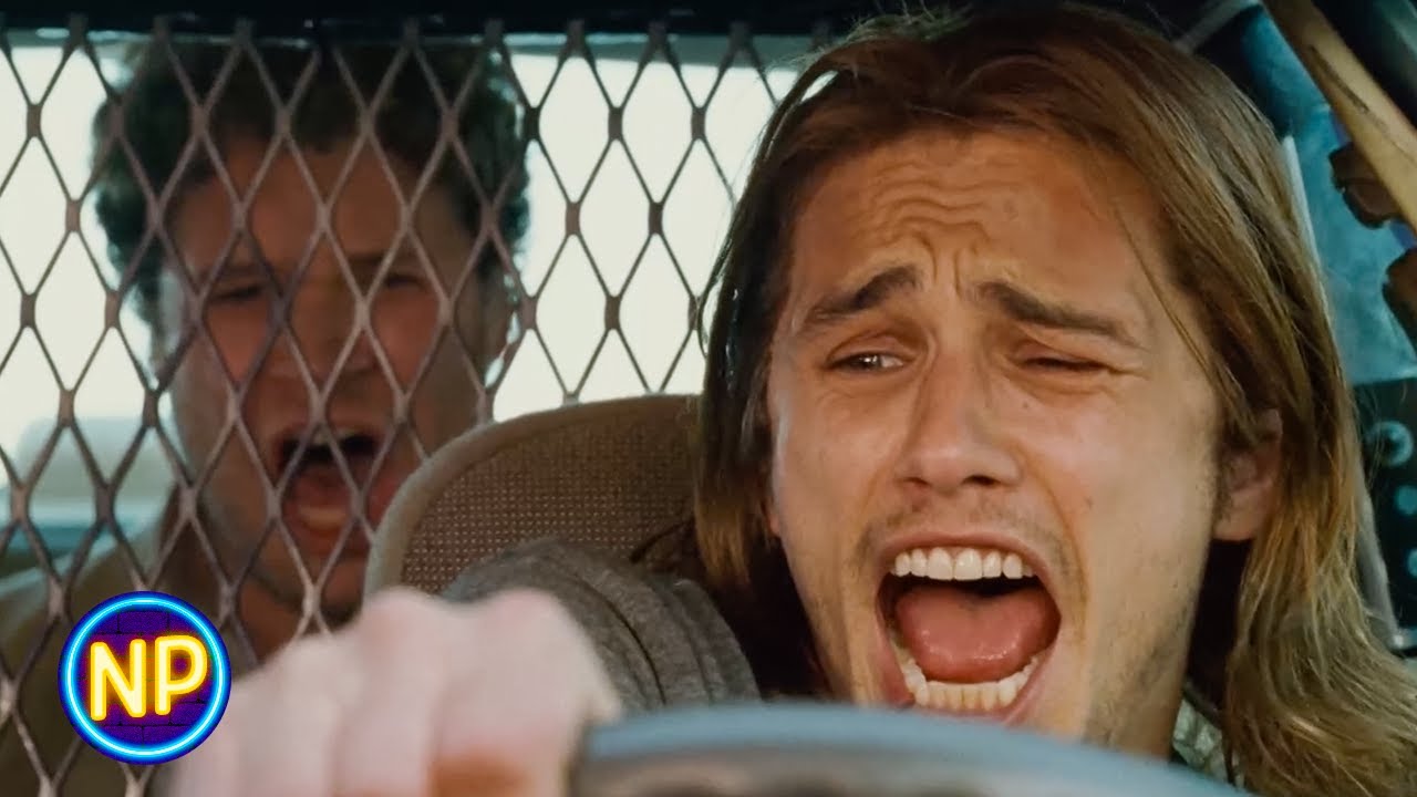 Seth Rogen and James Franco Steal a Cop Car | Pineapple Express | Now ...