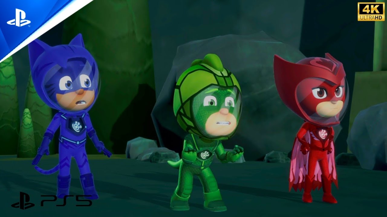 PJ MASKS: Heroes of the Night - All Cut Scenes [4K 60FPS PS5] - YouTube