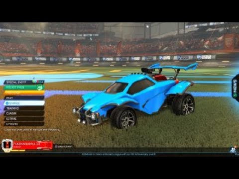 Rocket League Garage Cars - YouTube