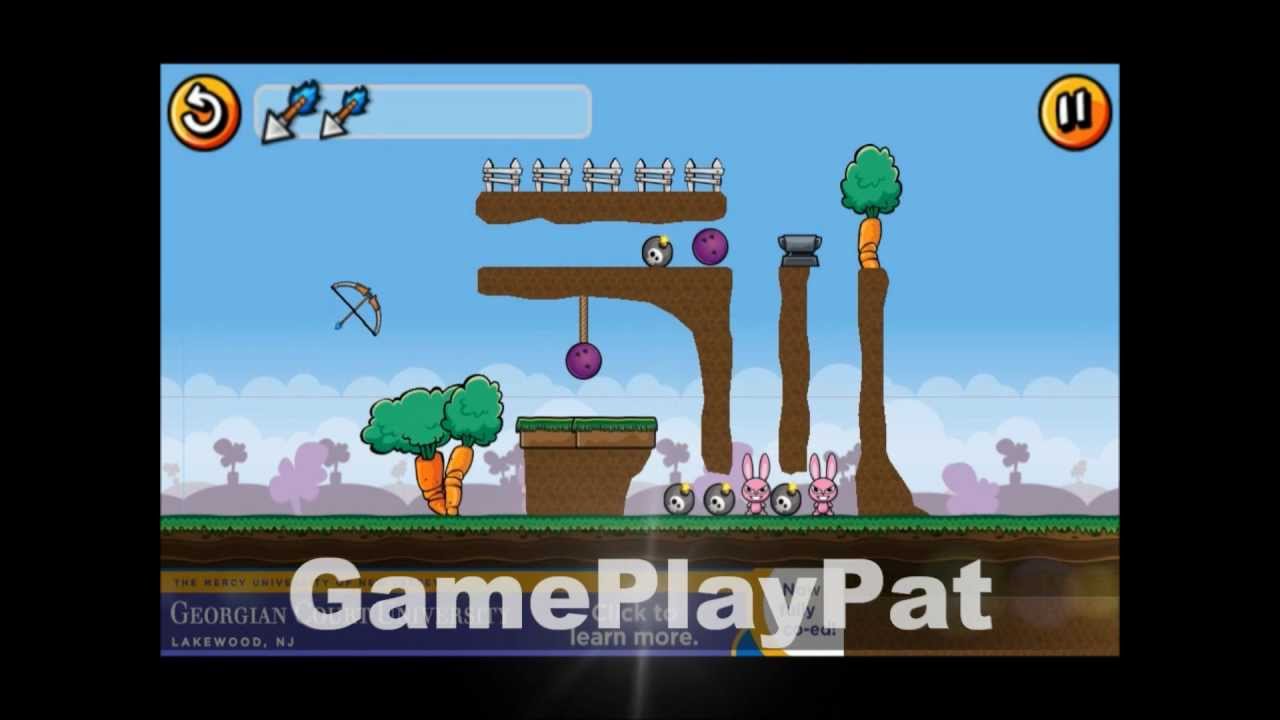 Bunny Shooter World 1 Complete Part 1 - 3 Stars - YouTube