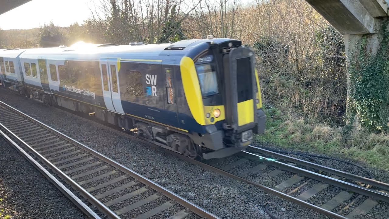 Class 450 Desiro | 450111 + 450014 | South Western Railway - YouTube