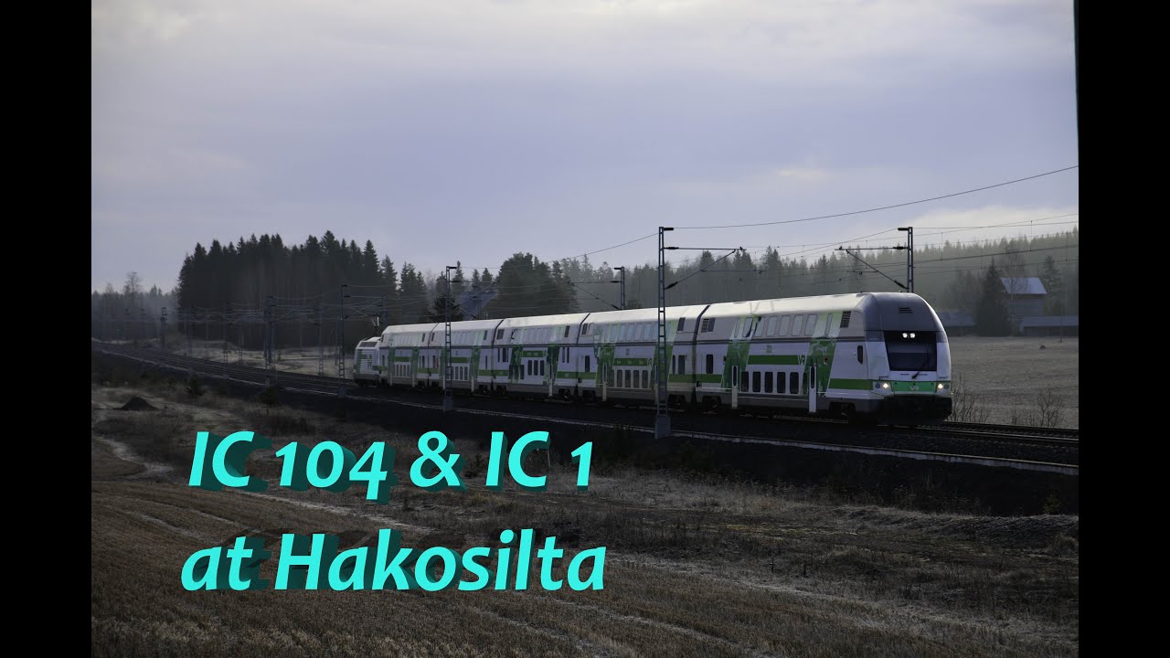IC 104 & IC 1 at Hakosilta [Full ᴴᴰ] - YouTube