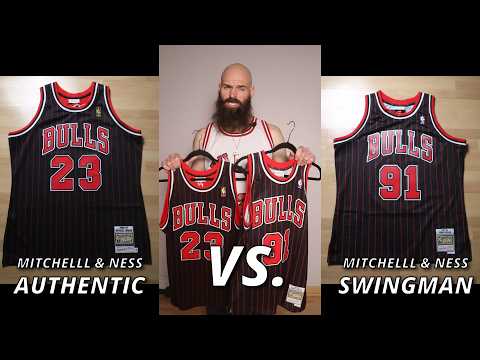 Mitchell and Ness NBA Jersey Comparison - Swingman vs Authentic