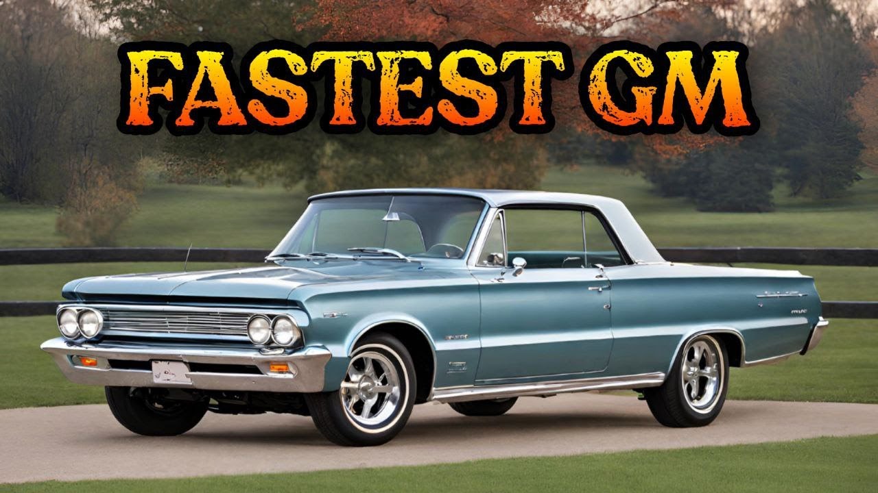 10 FASTEST Classic GM Muscle Cars Over The Quarter Mile! - YouTube