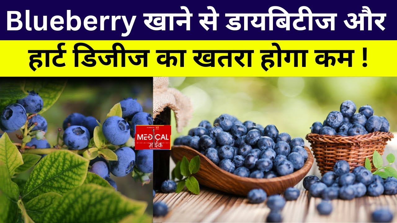 Blueberry खाने से डायबिटीज और हार्ट डिजीज का खतरा होगा कम ! जानें ...