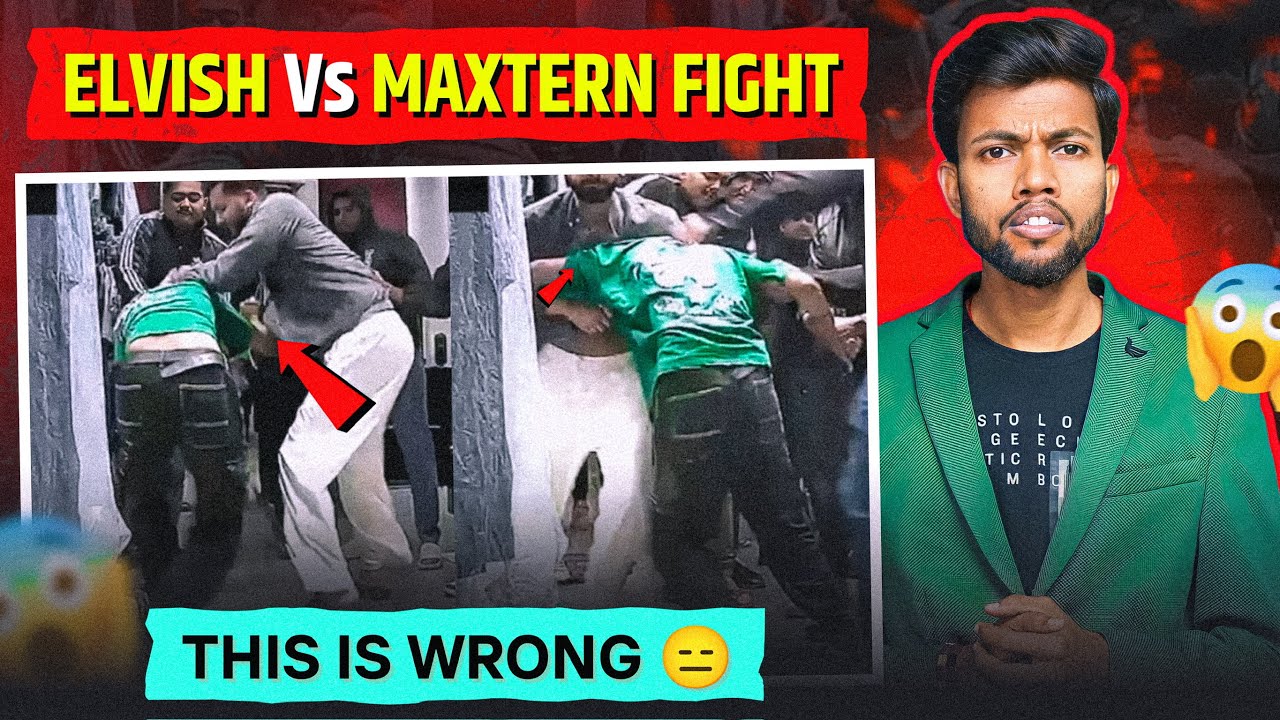 Elvish Yadav Vs Maxtern Fight | Who is Wrong ? - YouTube