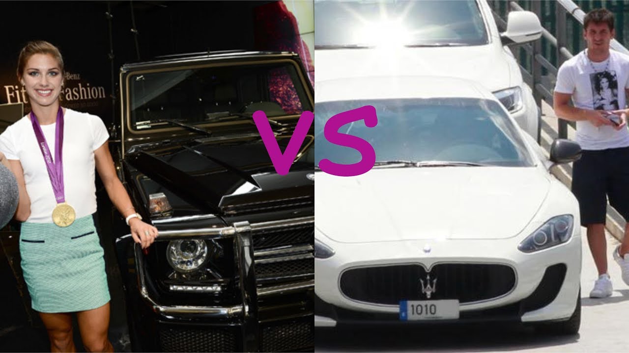 Alex morgan cars vs Lionel messi cars (2018) - YouTube