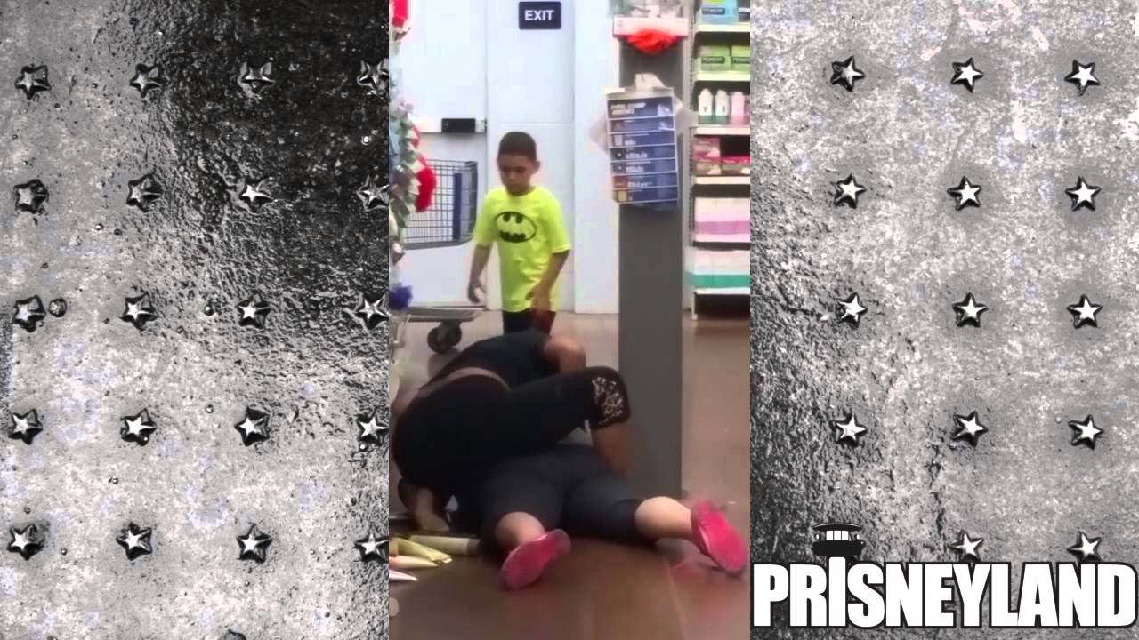 Walmart Brawl Caught on Tape - Prisneyland TV - YouTube