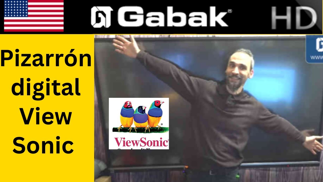 Tutorial pizarrón digital interactivo tv VS17117 ViewSonic IFP7550 75"- GabakTech - YouTube
