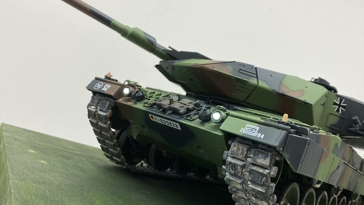 Leopard 2 A6, RC 1/16 Tank RC Panzer German Leopard 2A6 Pro Heng Long ...