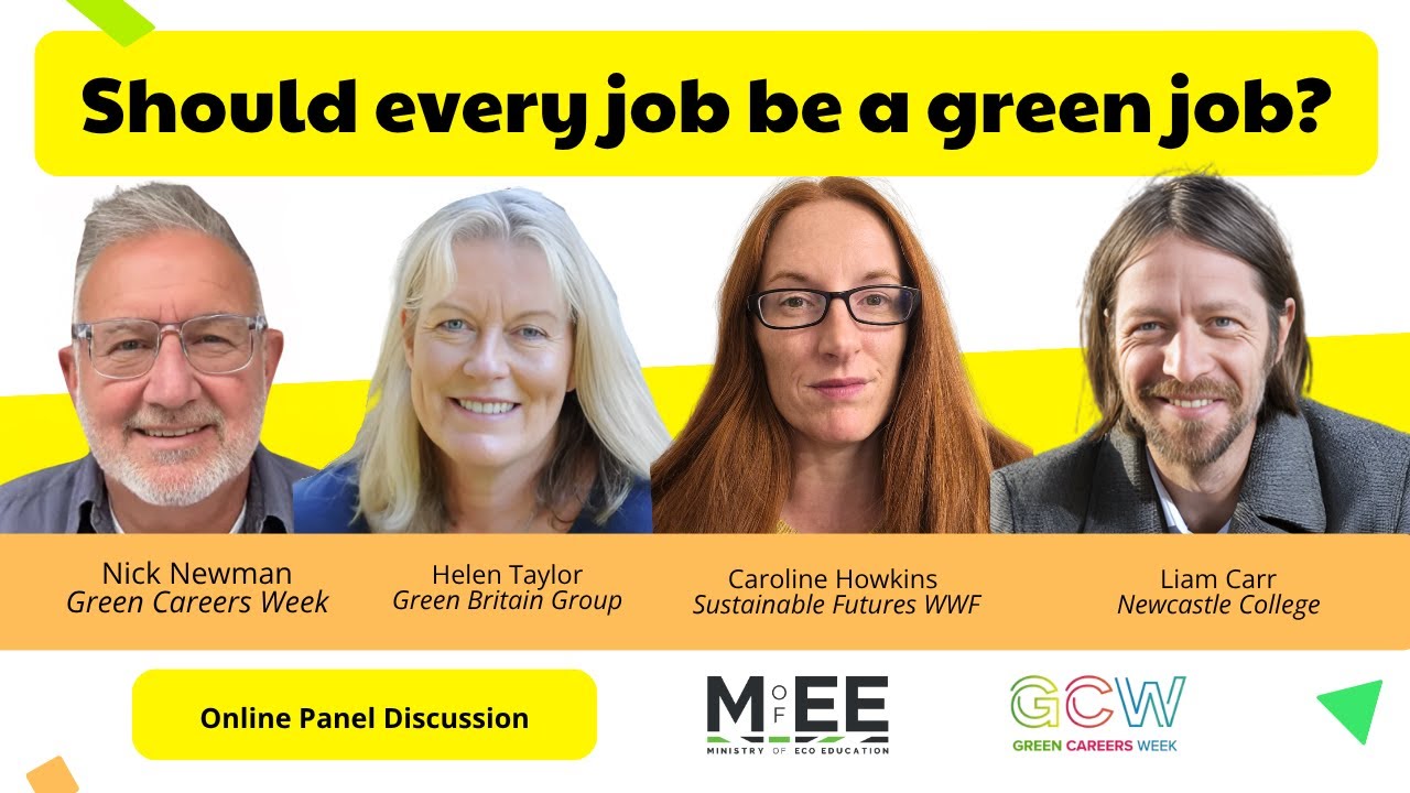 Should every job be a green job? Panel Discussion - Green Careers Week ...