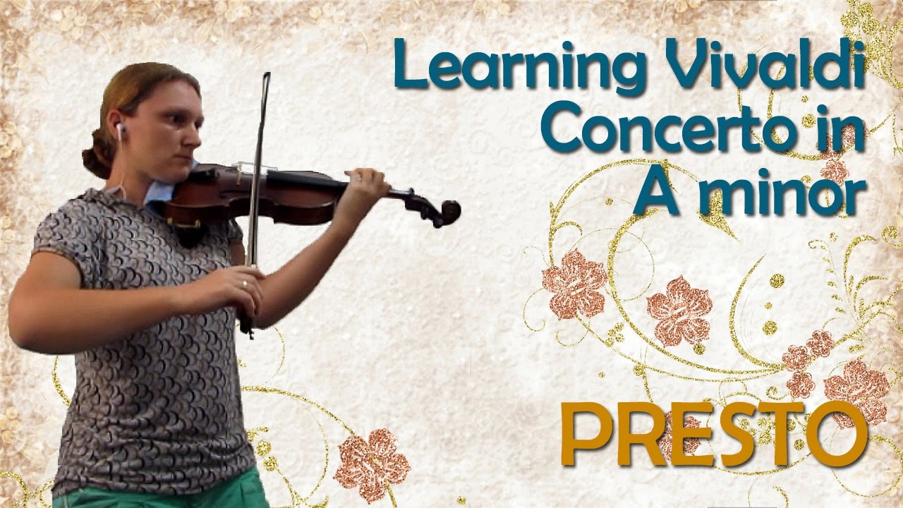 1 Year 9 months violin progress - Vivaldi Concerto A minor PRESTO - YouTube
