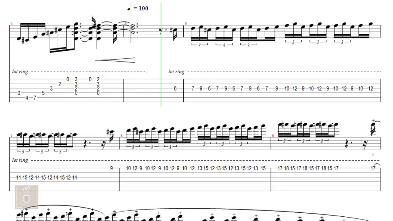Toccata and Fugue - Tab guitar solo - YouTube
