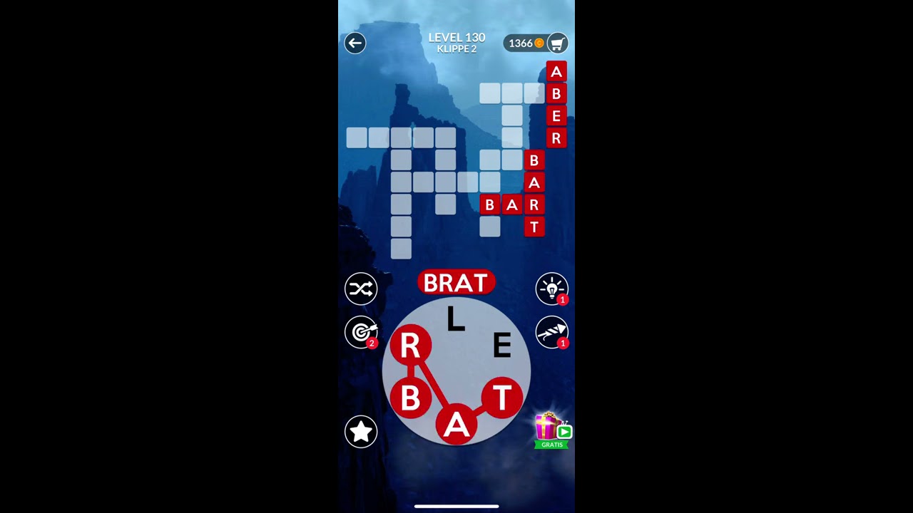WORDSCAPES Level 130 Lösung Deutsch - YouTube
